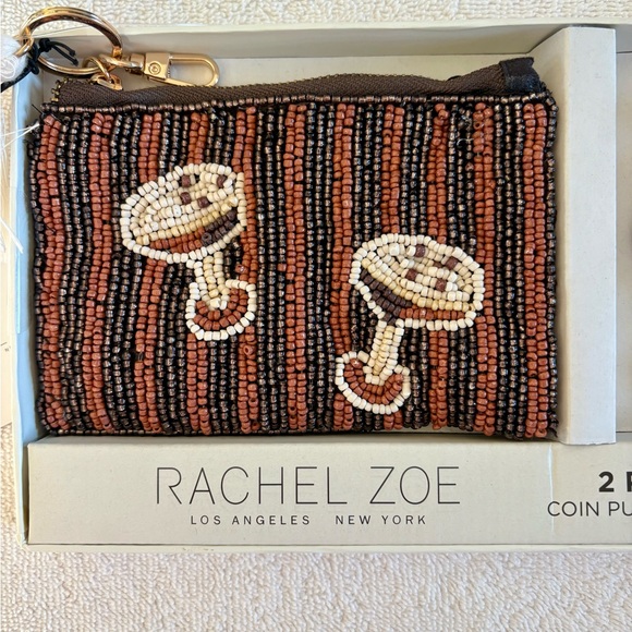 Rachel Zoe | Accessories | Rachel Zoe Beaded Coin Purse Key Chain Set ...